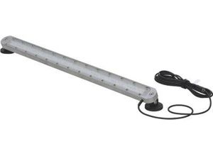 4260131238680 - LED Maschinenleuchte Bauer & Böcker Lichtleiste L 24 W 2400 lm 5500 K um 45° drehbare Gelenke 5500 K Magnetfuß IP67 Aluminium grau