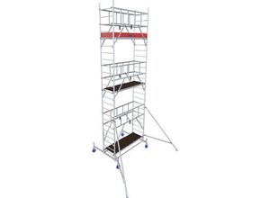 4009199940148 - Alu-Fahrgerüst Krause ProTec 200 kg m² TÜV-geprüft gebremste Rollen L 2000 x B 700 x H 7300 mm