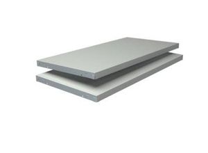 4004514106889 - Fachboden für Steckregal 800 x 400 mm weiß 2 Stück
