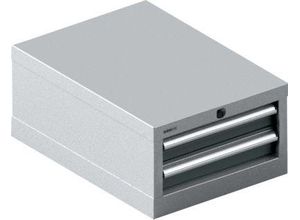 4051273647399 - Select Schubladenschrank 18-27 2 Schübe (H 75 75mm) bis 200 kg B 411 x T 572 x H 250 mm anthrazitgrau weißaluminium