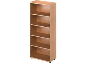 4250510805138 - Genius Regal TETRIS WOOD 5 OH Höhe inkl Gleiter B 800 mm Buche-Dekor