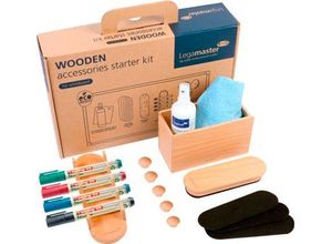 8713797101646 - Whiteboard Zubehör Set WOODEN 17-teilig für magnethaftende & beschriftbare Whiteboards FSC®-zertifiziertes Buchen-Naturholz