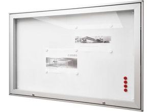 4260222861780 - BST Schaukasten MEDIA AR wetterfest für außen ESG-Sicherheitsglas Flügeltür Sichtformat 27x DIN A4