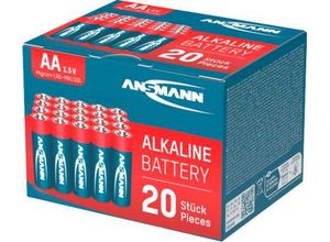 4013674005482 - 5015548 Batterien 1x20 Ansmann Alkaline Mignon AA LR 6 red-line Box        5015548 5015548 4013674005482