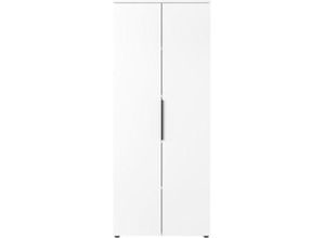 4005949437128 - Aktenschrank Porto 4 Türen und 2 Einlegeböden 5 OH B 810 x T 400 x H 1970 mm weiß