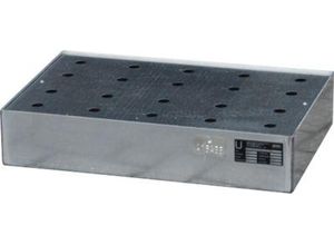 4052462072817 - Kleingebindewanne KGW-P 1 M Volumen 21 l bis 50 kg mit Lochblechrost B 600 x T 400 x H 120 mm Stahl verzinkt