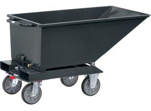4017976247014 - Fetra Muldenkipper 250l Volumen 750 kg Tragkraft Grey Edition mit Ablasshahn