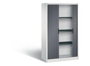 4052574416868 - Rollladenschrank Omnispace H1660B1000T420 mm Lichtgrau Schwarzgrau