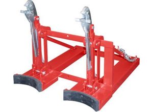 4052462054219 - Fasslifter RS-II 91 für Stapler 2 x 200 220-l-Fässer L 1185 x B 940 x H 925 mm bis 1600 kg Stahl Feuerrot