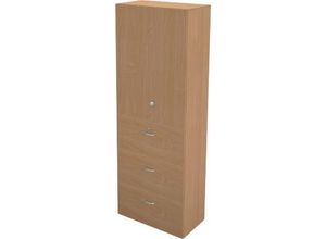 4251898807110 - SchÃ¤fer Shop Genius HÃ¤ngeregistraturschrank TETRIS WALL 3 OrdnerhÃ¶hen 3 SchÃ¼be B 800 x T 440 x H 2250 mm