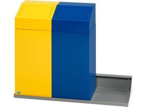 4030695020324 - VAR Wandhalterung für Wertstoffsammler mit einer Grundfläche von 320 x 320 mm & Volumen von 45 l 3-fach