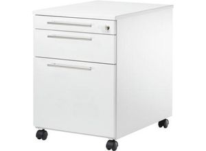 4251898811124 - Select Rollcontainer Start Off 126 Utensilien- Hängeregisterauszug Schublade abschließbar B 432 x T 580 x H 595 mm weiß weiß
