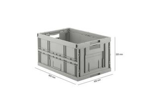 4052939595382 - Faltkasten im EURO-Maß FK 6320 64 l grau