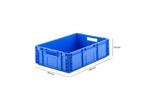 4052941153518 - Euro Box Serie MF 6170 aus PP Inhalt 308 L Durchfassgriff blau