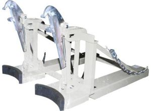 4052462001527 - Fasslifter RS-II D 91 für Stapler 2 x 110 bis 200-l-Deckelfässer L 1285 x B 940 x H 810 mm bis 1600 kg Stahl feuerverzinkt