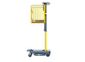 4031405948877 - Munk Vertikalmastlift FlexxLift manuelle Ein-Hand-Bedienung Hub bis 420 m Gasdruckfeder Diebstahlsicherung 150 kg Belastung