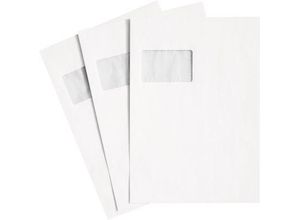 4250510803394 - Genius Versandtaschen DIN C4 mit Fenster haftklebend 90 g m² 250 Stück chlorfrei-weiß