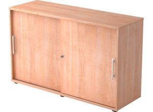 4032062024959 - HAMMERBACHER Schiebetürenschrank Prokura V1752S N N RE nussbaum 1 Fachboden 1200 x 400 x 748 cm