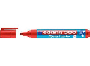 4004764013104 - edding 380 Flipchart-Marker Rundspitze rot 10 Stück
