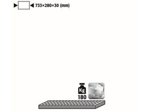 4250101140181 - Gitterrost für asecos Druckgasflaschenschränke Stahl B 733 x T 280 x H 30 mm bis 180 kg
