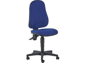 4014296247717 - Bürostuhl Point 600 Permanentkontakt-Mechanik ohne Armlehnen Muldensitz blau