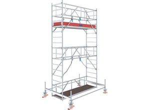 4009199774026 - Alu-Fahrgerüst Stabilo Serie 100 200 kg m² TÜV-geprüft gebremste Rollen B 750 x T 2500 x H 5500 mm