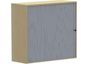4250510852569 - Querrollladen-Aufsatzschrank BEXXSTAR 3 Ordnerhöhen B 1200 x T 445 x H 1070 mm Buche-Dekor