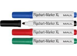 4002390024341 - MAUL Flipchart-Marker XL farbig sortiert 4 Stück