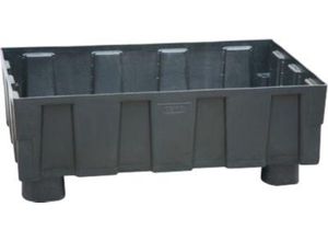 4052886128664 - EURO-Auffangwanne 250 2 CEMO Polyethylen mit 4 Füßen mit Zulassung B 1205 x T 805 x H 430 mm ohne Gitterrost