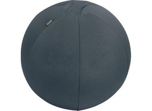 4002432134755 - Ergo Active Sitzball mit Anti-Wegroll-Design 55cm Dunkelgrau Ball chair - Stoffbezug - Bis zu 120 kg