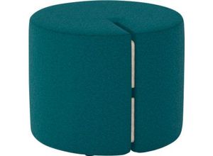 5901747148299 - NowyStyl Sitzpouf TriPly S modular Silvertex-Stoff ø 55 cm petrol