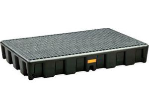4052886412565 - Bodenschutzwanne 120HD Polyethylen 120 l Auffangvolumen verzinktes Stahlgitterrost mit Zulassung B 1200 x T 800 x 180 mm