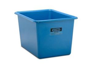 4052886102718 - Großbehälter aus GfK Inhalt 700 l LxBxH 1320 x 970 x 800 mm blau CEMO
