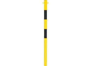 4250510890134 - Absperrpfosten zum Einbetonieren ø 60 mm gelb schwarz