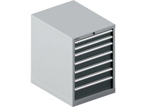 4051273668646 - Select Schubladenschrank 27-36 7 Schübe bis 75 kg B 564 x T 725 x H 800 mm anthrazitgrau weißaluminium