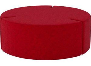 5901747148435 - NowyStyl Sitzpouf TriPly L modular Silvertex-Stoff ø 115 cm rot