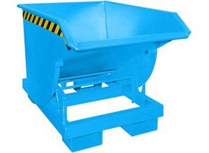4052462019133 - eurokraft pro Kippbehälter schmale Ausführung Volumen 05 m³ Traglast 2500 kg blau RAL 5012