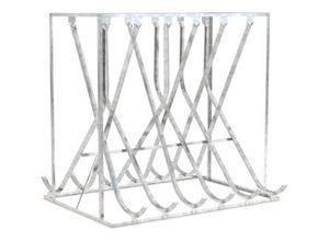 4250366530642 - Schräghochparker WSM 2-seitig für Reifen bis B 60 mm B 2100 x T 1875 x H 2010 mm Stahl verzinkt 12 Einhängeplätze