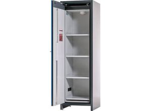 4054923265585 - Asecos Akku-Lagerschrank ION-CORE-90 CS 600 4 Fachböden gelocht + 1 Bodenauffangwanne B 599 x T 615 x H 1953 mm