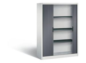 4055404769097 - Rollladenschrank Omnispace H1660B1200T420 mm Lichtgrau Schwarzgrau