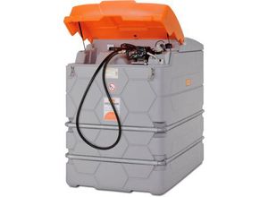 4052886329245 - Dieseltank CUBE Outdoor Basic 2500 l Volumen Klappdeckel 230 V Elektropumpe B 1200 x T 1800 x H 1800 mm