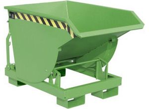 4052462019065 - eurokraft pro Kippbehälter schmale Ausführung Volumen 03 m³ Traglast 1500 kg resedagrün RAL 6011
