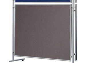 4016946193993 - Pinnwand ECO EL-UTF1512 150x120cm Filz + Filz (beidseitig) Aluminiumrahmen grau + grau 4016946193993 Franken