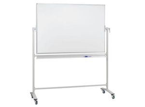 4016946224581 - Stativdrehtafel-Whiteboard Stativ-Drehtafel Mobil Emaille | 2200 x 1200 mm ST205 220x195x60cm (BxHxT) emailliert Aluminiumra