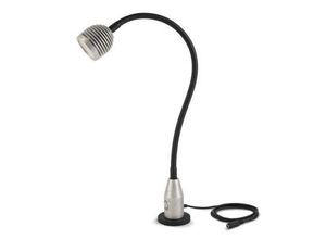 4260131238055 - LED-Arbeitsleuchte Bauer & Böcker Flexi 45 W 450 lm 5500 K dimmbar neigbar Magnetfuß IP65 L 610 mm Aluminium grau-schwarz