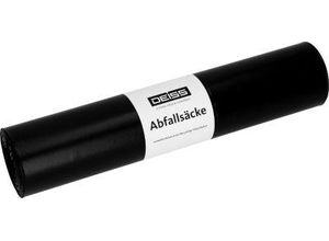 4001553250245 - Abfallsäcke 120 Liter Recycling-LDPE reißfest und vielseitig B 700 x H 1100 mm schwarz 31 µm 250 Stück