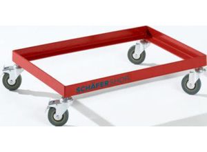 4250510820759 - Select Rollrahmen 610 x 410 mm rot Tragkraft 200 kg
