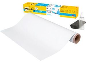 0638060276617 - Whiteboardfolie Post-it® Flex Write Surface selbstklebend beschreibbar Mikrofasertuch & Sprühflasche 1 Blatt auf Rolle B 914 x H 1220 mm weiß