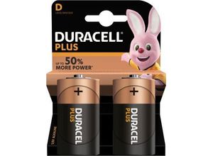 5000394141988 - 5V Batterien 1x2 Duracell Plus Mono D MN1300 LR20 15V 147299 5000394141988