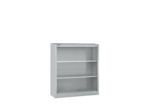 4051273516190 - Select Stahlregal MS iCONOMY 3 Ordnerhöhen B 950 x T 400 x H 1215 mm weißaluminium RAL 9006